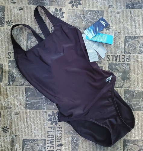 NEW Speedo Women's Swimsuit One Piece Pro LT Super Pro Solid Black Sz ...