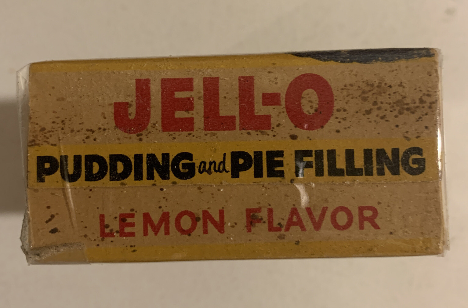 Vintage 1950's Jello Lemon Pudding Dessert Full NOS Sealed Unopened Box ...