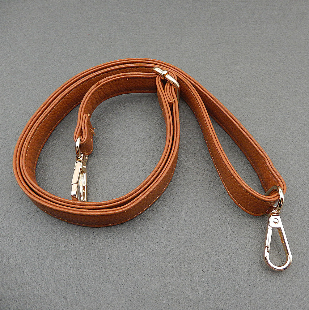 2cm Litchi Leather Shoulder Crossbody Handbag Handle Bag Replacement ...