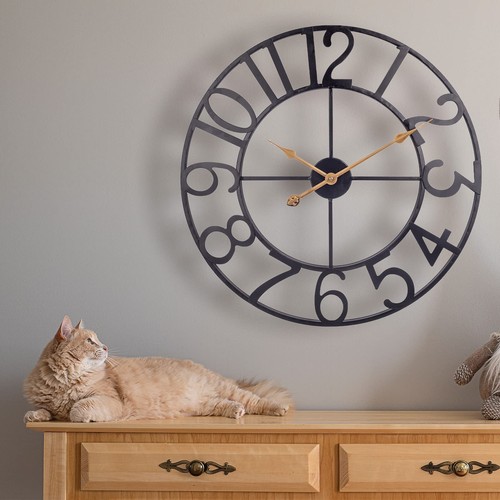 Large Wall Clock For Living Room Decor 30 In Oversized Wall Clocks ...