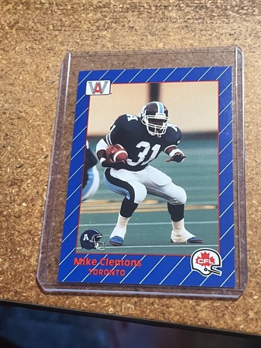 1991 AW Sports CFL Football # 86 Mike Clemons | eBay