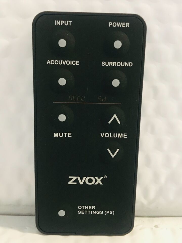 Zvox Multi Level Remote Control for AccuVoice TV Speakers & Soundbars ...