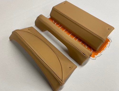 BARLEY LEATHER 3 part PUMA DASH KIT TRIMS POD FIT LAND ROVER DEFENDER ...