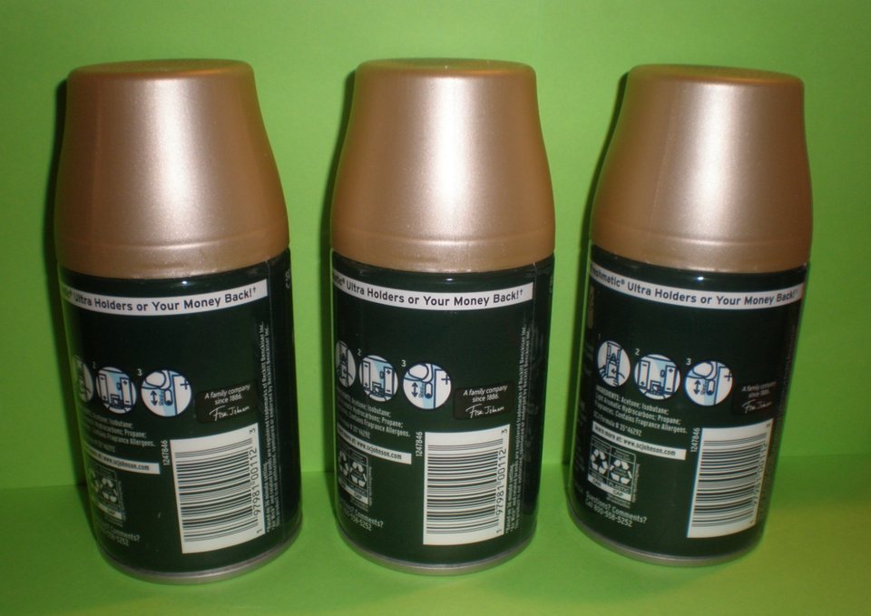 (3) Glade Automatic Spray Can Refills BALSAM AND SPRUCE | eBay