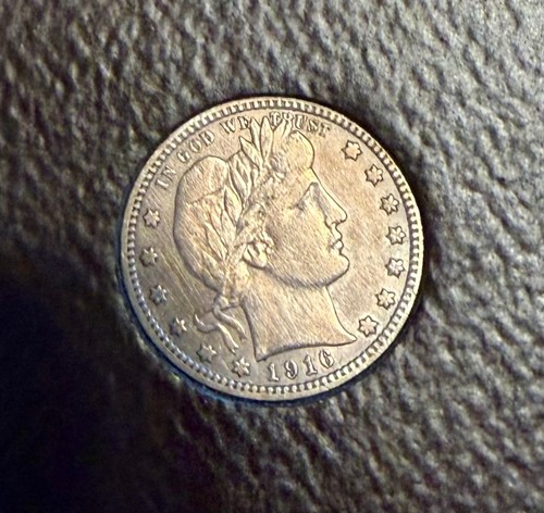 FLASH SALE: 1916-D Barber Quarter 25c | Extremely Fine XF | eBay