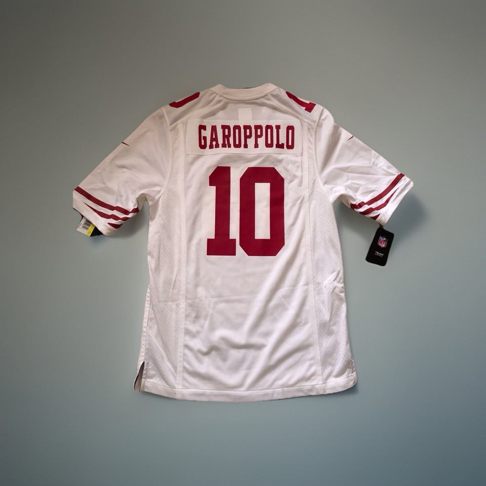Original Garoppolo Number 10 NFL 49ers Football Jersey Nike Men Small ...