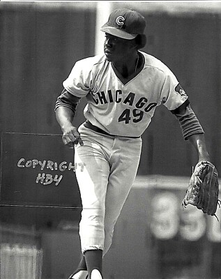 DONNIE MOORE Photo in action Chicago Cubs (c) | eBay