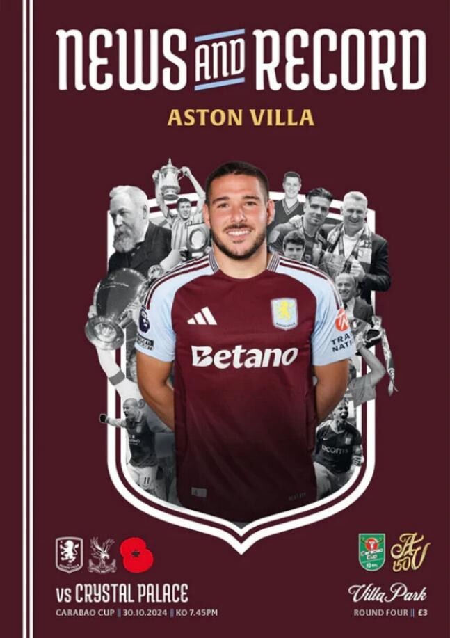 * 2024/25 - ASTON VILLA HOME PROGRAMMES - CHOOSE FROM LIST * | eBay UK