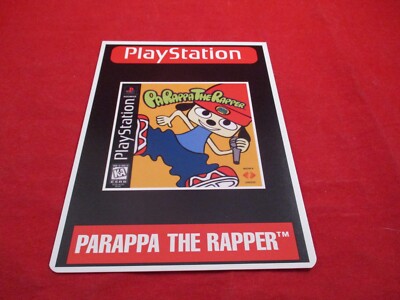 PaRappa The Rapper Playstation 1 PS1 Vidpro Promo Display Card ONLY | eBay