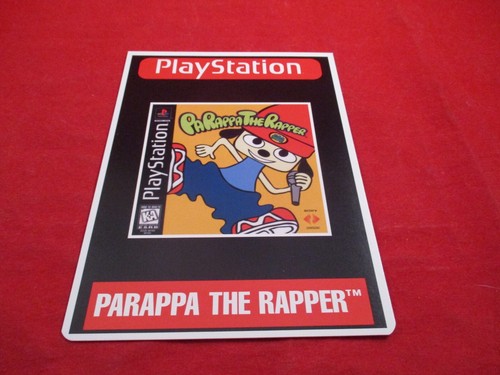 PaRappa The Rapper Playstation 1 PS1 Vidpro Promo Display Card ONLY | eBay