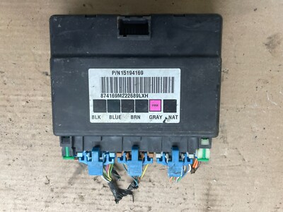 2003-2007 Chevrolet Silverado Body Control BCM Module N7303 DG OEM | eBay