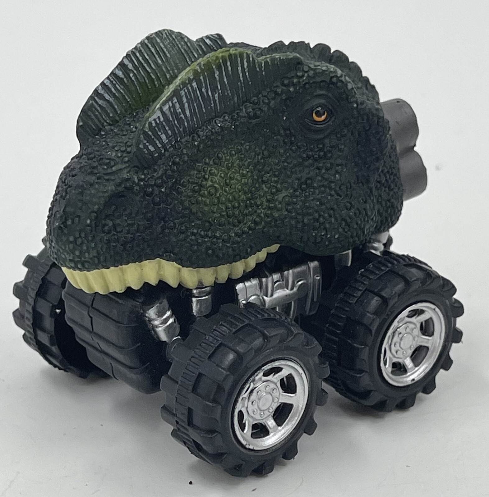 Deluxebase Wild Zoomies Dinosaur Head Plastic Pull Back Toy Car T-Rex ...