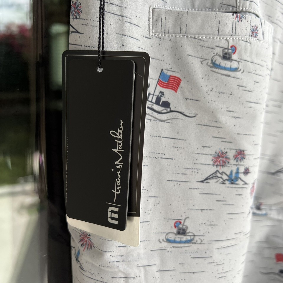 New with Tag Travis Mathew Men's Vacation Vibe flat front Shorts Size ...