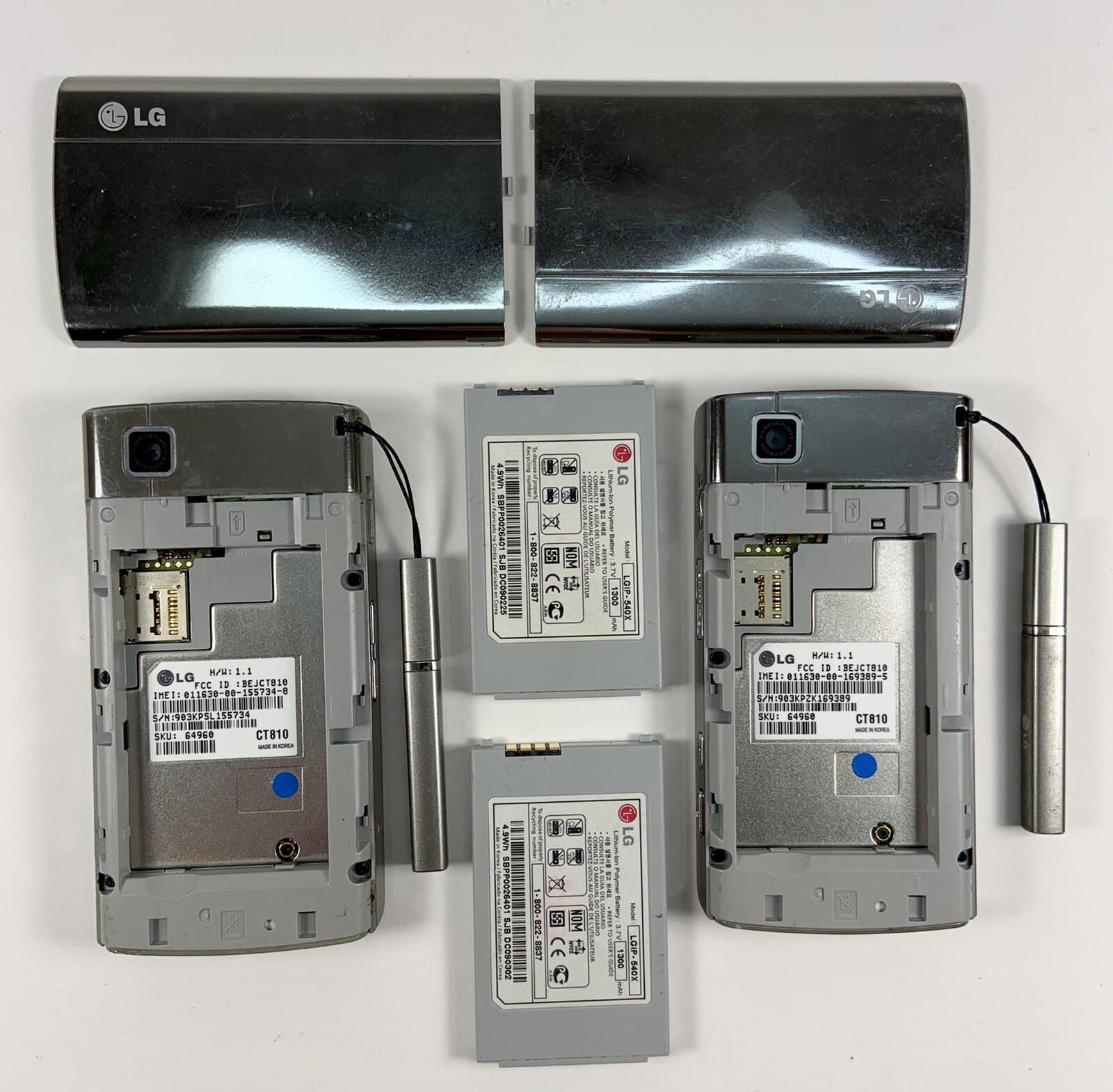 LG Incite CT810 - AT&T Silver Smartphone (LOT Of 2) For Parts | eBay