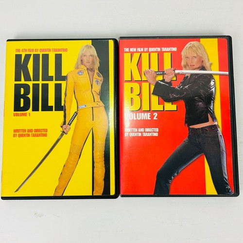 Kill Bill Volumes 1 and 2 DVD Quentin Tarantino Uma Thurman | eBay