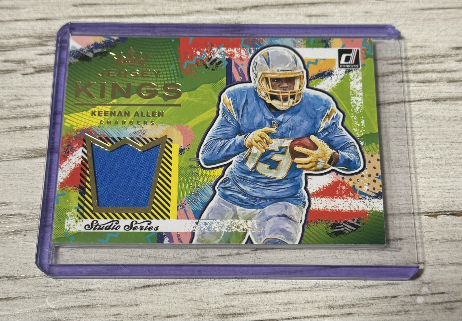 KEENAN ALLEN 2021 DONRUSS JERSEY KINGS STUDIO SERIES JERSEY 034/349 | eBay