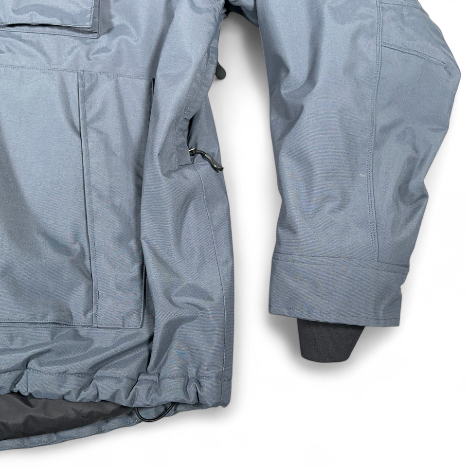 Duluth Trading Jacket Adult 3XL Gray Parka Coat Whaleback Waterproof ...