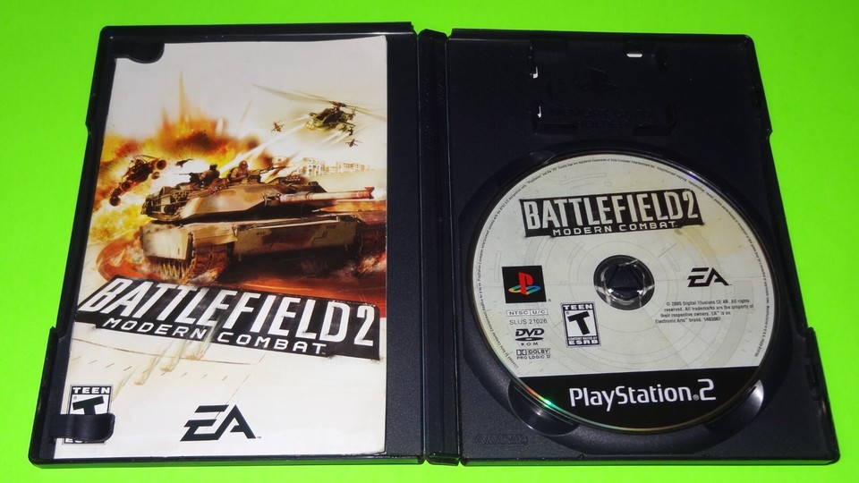 Battlefield 2 Modern Combat 🔥🔥PS2 PlayStation 2 🎮🎮- Black Label ...