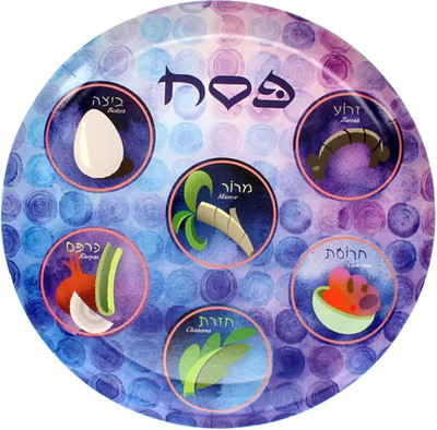 Passover Paper Seder Plates, 25 Pack. 9 Inch Disposable Pesach Plate | eBay