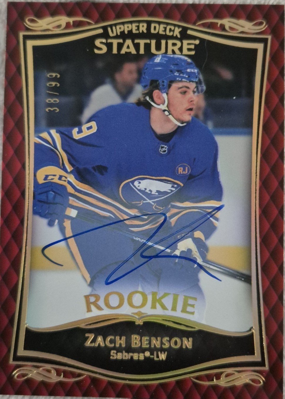 2024-25 Upper Deck Stature - 2023-24 Base Rookies Zach Benson, Zach ...