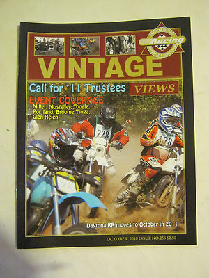 October 2010 issue 258 Vintage Views AHRMA Magazine (BD-44) | eBay