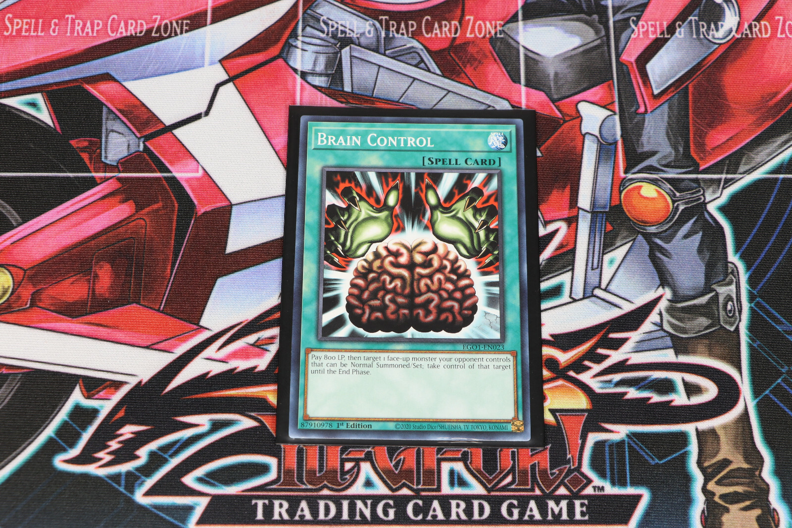 YuGiOh Spell Card Brain Control EGO1-EN023 1st Edition Common | eBay