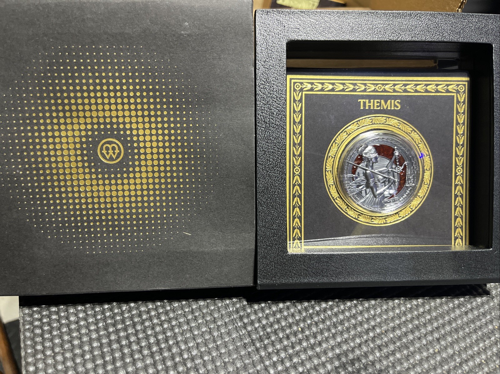 2022 Mint Of Poland $2 Themis Silver Coin In Case 500 Mintage Justice ...