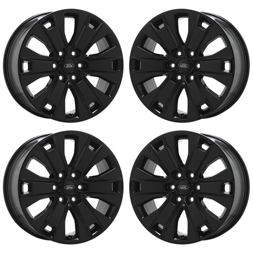 EXCHANGE 20" Ford F150 Truck Gloss Black wheels rims Factory OEM set 4 ...