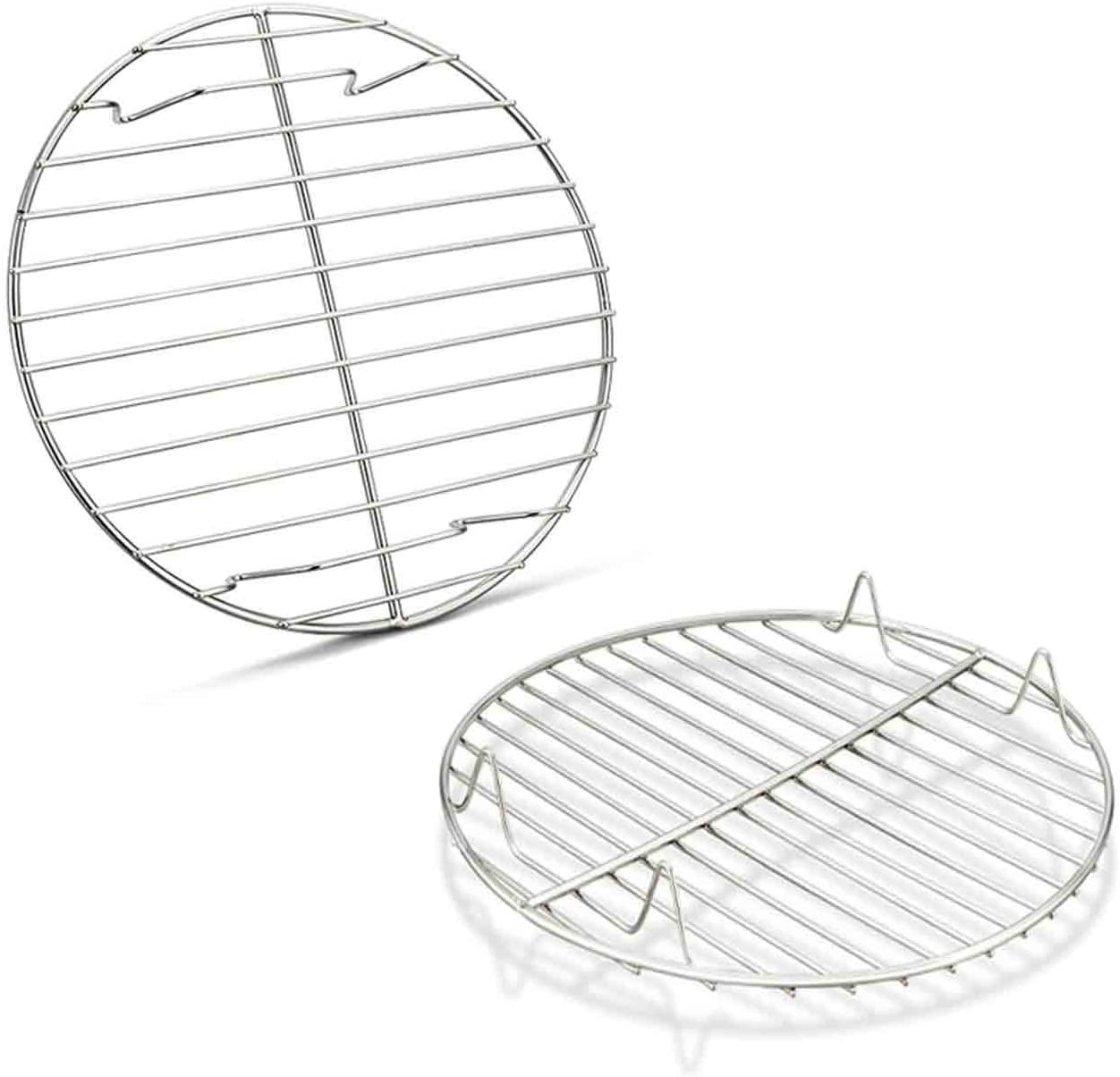 round Cooling Rack Set of 2, 7½ Inch round Rack Baking Steaming ...