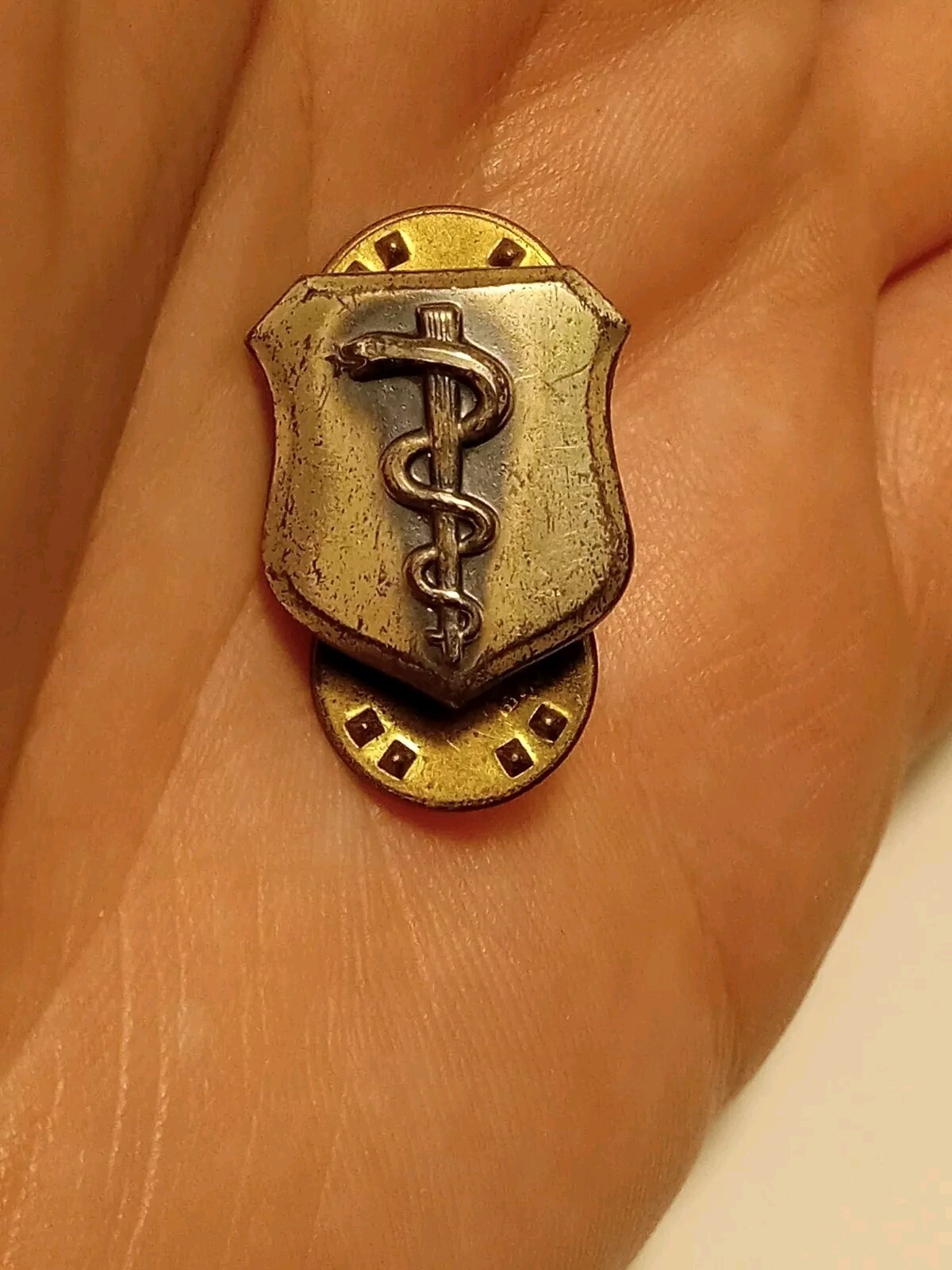 Vintage Military Nurse/Physicians Pin 1/20 Silver S-21 | eBay