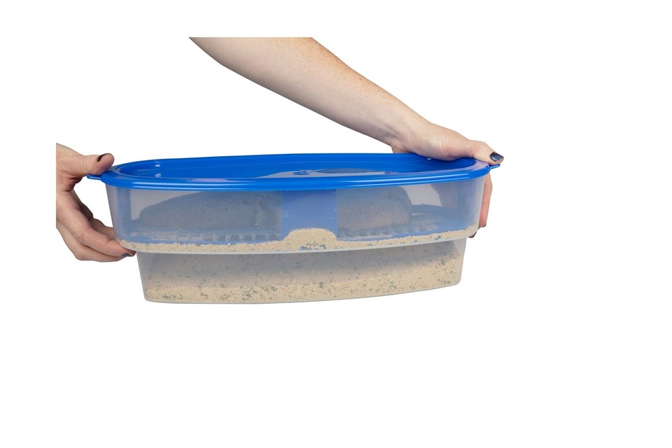 Cook's Choice Original Better Breader Bowl Tray Containers Sifter Lid ...