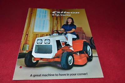 Gilson 8HP Lawn Tractor Mower Dealer's Brochure YABE15 | eBay