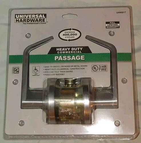 Universal Hardware Heavy Duty Commercial Cylindrical Passage Bed/Bath ...