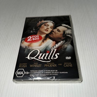 Quills (DVD, 2000) Geoffrey Rush Drama Region 4 PAL Brand New & Sealed ...