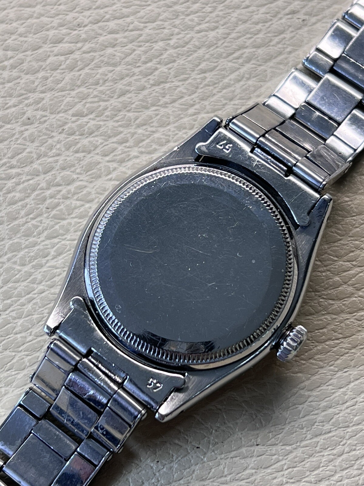 1954 Rolex Oyster Perpetual Ref 6580 Stretch Rivet Bracelet Cal. 1030 ...