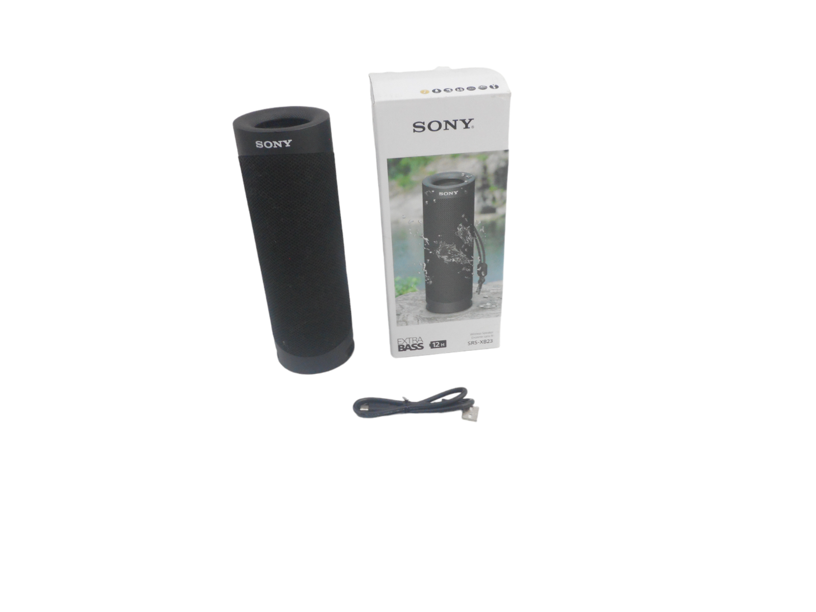 Sony XB23 EXTRA BASS Portable Bluetooth Speaker - (SRS-XB23/B) - Black ...
