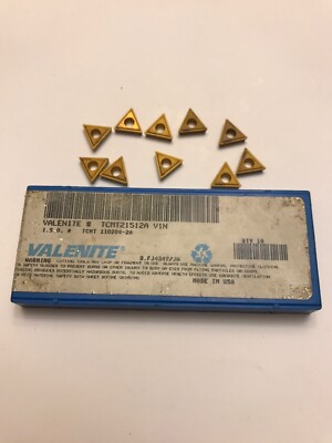 Valenite Carbide Inserts TCMT21512A V1N Qty 10 | eBay