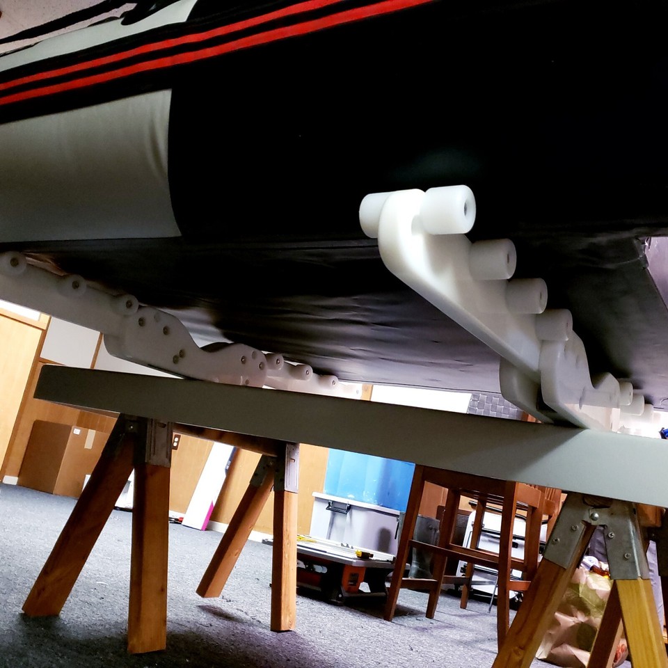 boat davits st clair davits pull on davits inflatable boat dinghy ...