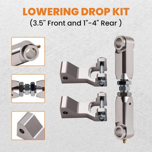 Front Rear Lowering Kit Adjustable For Yamaha Raptor 700 350 660 700R ...