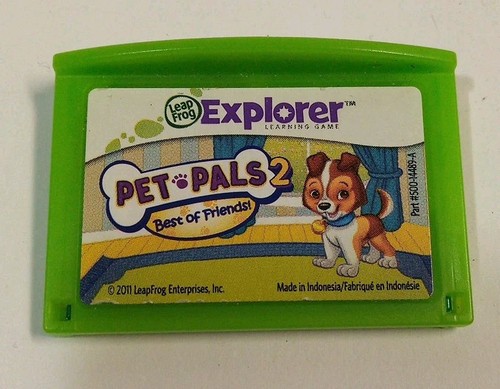Pet Pals 2 Best of Friends Leap Frog Explorer Video Game Cartridge ...