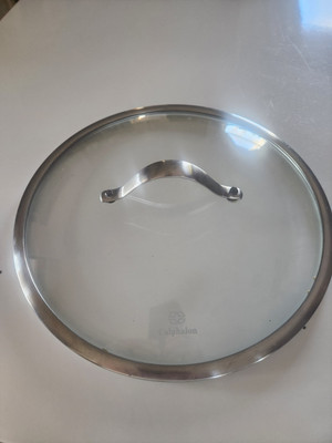 Calphalon Tempered Glass Replacement flat Lid 12" | eBay