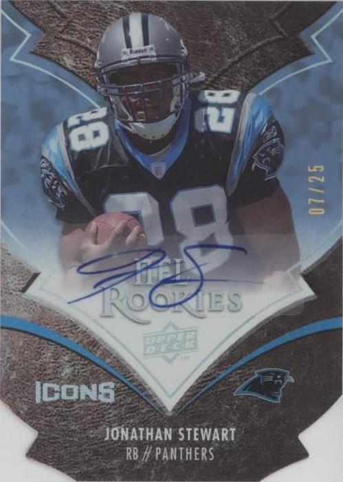 2008 Upper Deck Icons - NFL Rookies Jonathan Stewart #150 Rookie ...