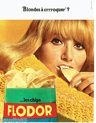 PUBLICITE ADVERTISING 036 1965 Flodor chips blondes | eBay
