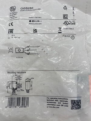 IFM OGS280 Sensor Transmitter | eBay