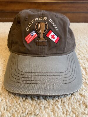 Copper Cup Tournament Adjustable Baseball Cap Hat USA Canada | eBay