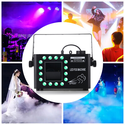 1500W Low Profile Hazer Haze Smoke Machine DMX Theater DJ Party Stage ...