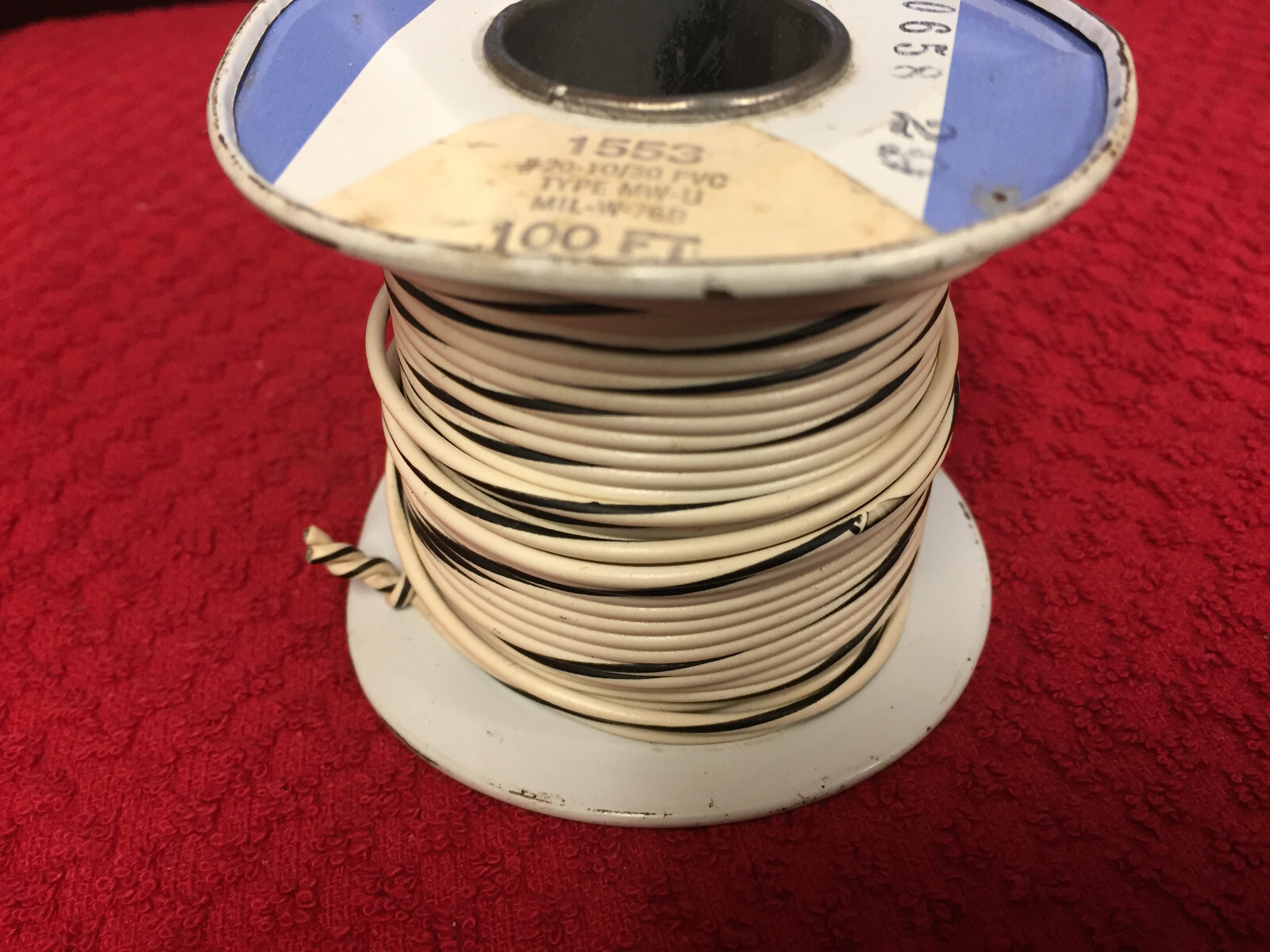 1553 ALPHA WIRE HOOK-UP STRND 20AWG WHITE/BLACK 100' | eBay