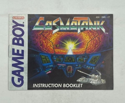 Cosmo Tank (Nintendo Game Boy, 1990) MANUAL. USED. | eBay