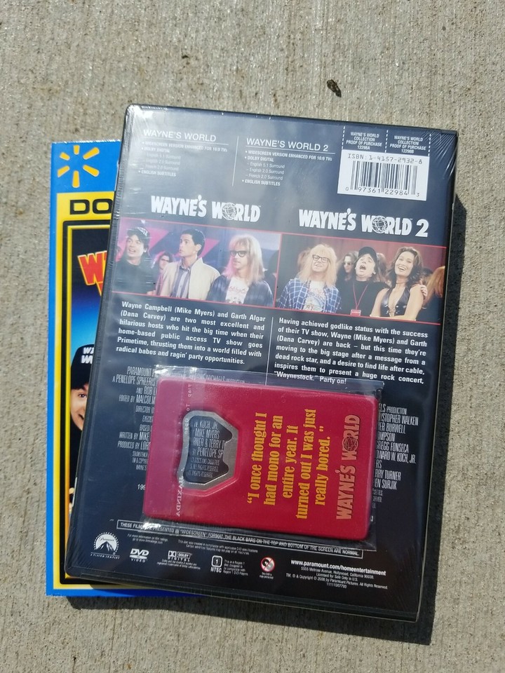 Double Feature - Waynes World/Waynes World 2 (DVD, 2007, 2-Disc Set ...