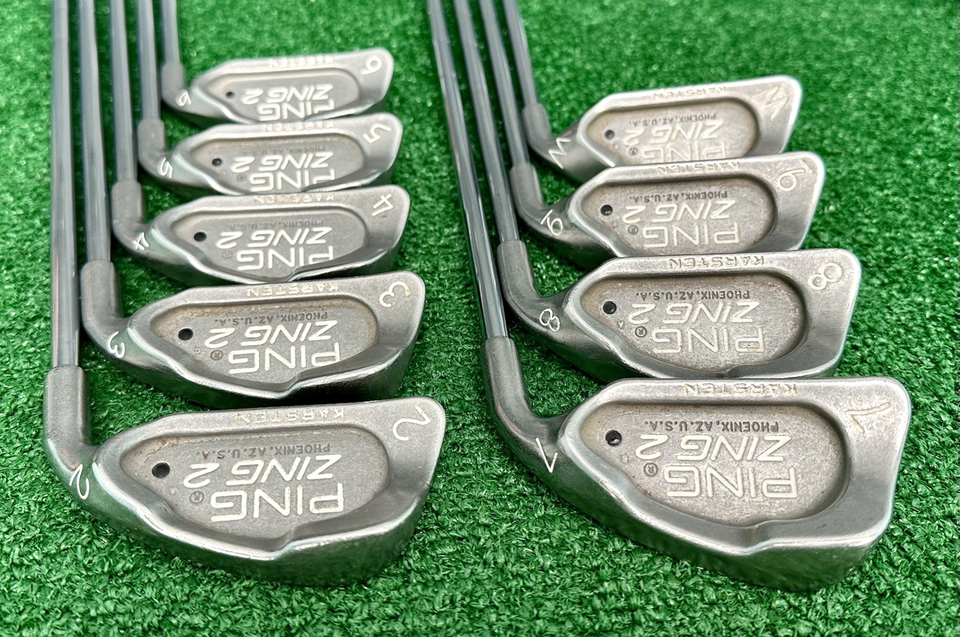 PING ZING 2 Iron Set 2-PW Black Dot, Stiff-Flex JZ Steel, Men's Right ...